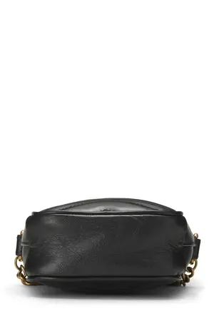 Gucci Matelassé Marmont Vertical Crossbody Bag - Black
