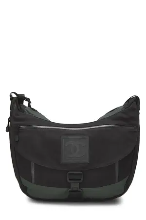 Chanel Canvas Sportline Messenger Bag - Black