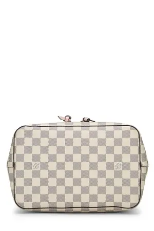 LOUIS VUITTON Damier Azur Neo Noé Bucket Bag - White