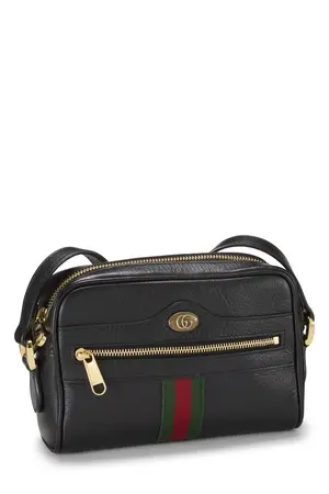 Gucci Leather Web Ophidia Crossbody Bag