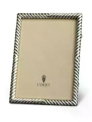 L'Objet Deco Twist Photo Frame - Silver
