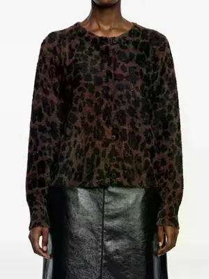 Bimba Y Lola Leopard-print Cardigan