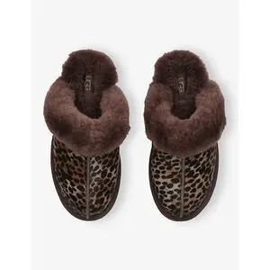 UGG Scuffette Suede And Shearling Slippers