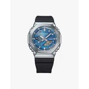 G-Shock Stainless-steel And Resin Quartz Watch - Blue/ Black