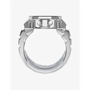 G-Shock Stainless-steel Quartz Digital Ring Watch
