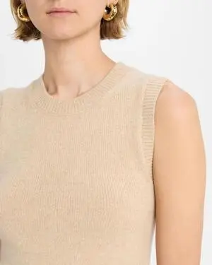 A.L.C. Ian Cashmere Sweater Vest - Agate Ston