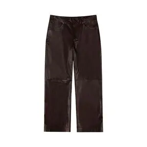 ENTIRE STUDIOS Leather Straight Leg Trousers