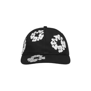 DENIM TEARS Cotton Wreath Cap - Black