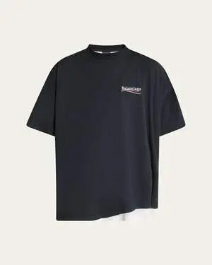Balenciaga Double-layer T-shirt