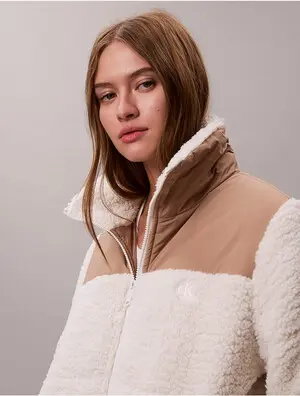 Calvin Klein Sherpa Puffer Jacket