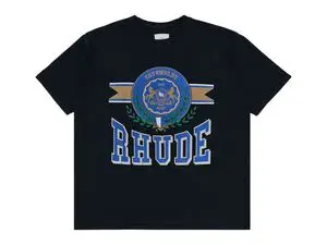 Rhude Cotswold Crest T-shirt - Vintage Black