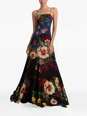 Alice + Olivia Augusta Floral Maxi Dress