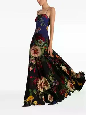Alice + Olivia Augusta Floral Maxi Dress