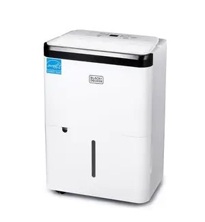 BLACK+DECKER 1000 Sq. Ft. Dehumidifier For Home - White