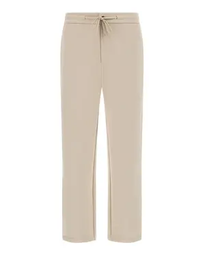 Boggi Milano Twill Interlock Sweatpants - Sand