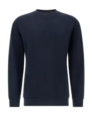 Boggi Milano Twill Interlock Sweatshirt - Navy Blue