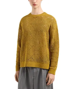 Emporio Armani Crocheted Sweater