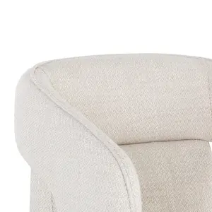 SUNPAN Kendrick Wheeled Dining Armchair - Stucco
