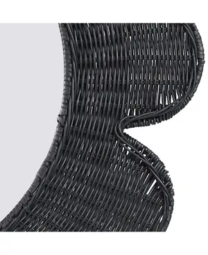 TOV FURNITURE Coralie Rattan Round Mirror