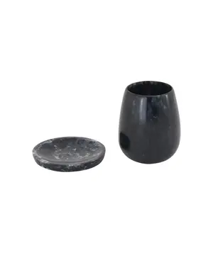 TOV FURNITURE Rounded Swirl Resin Kiddush Cup