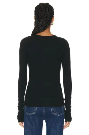 Eterne Long Sleeve Fitted Top