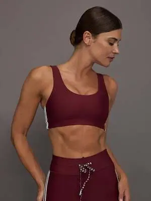 The Upside Oxford Harley Scoop Bra - Red