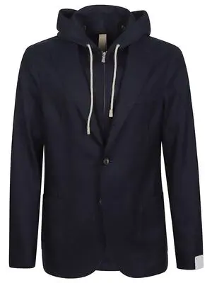 Eleventy Eleventy Single Breasted Jacket - Blue