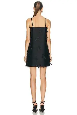 JIL SANDER Bow Pressed Mini Dress
