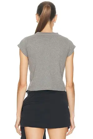 Balenciaga Cropped Logo T-shirt