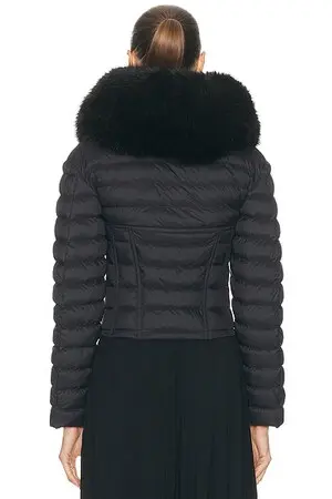 Balenciaga Hooded Corseted Puffer Jacket
