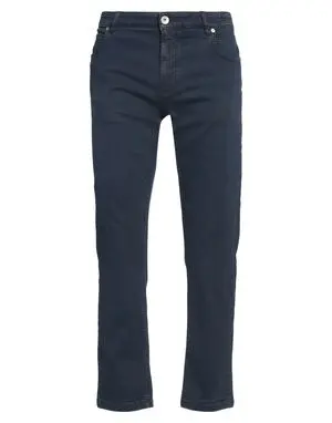 Eleventy Cotton Elastane Straight-leg Jeans - Navy