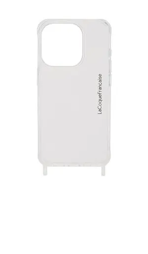 LA COQUE FRANCAISE Rings Iphone15 Pro Case In Neutral - Transparent