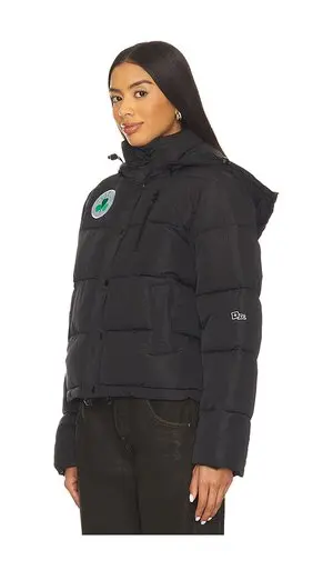 HYPE AND VICE Boston Celtics Puffer Jacket