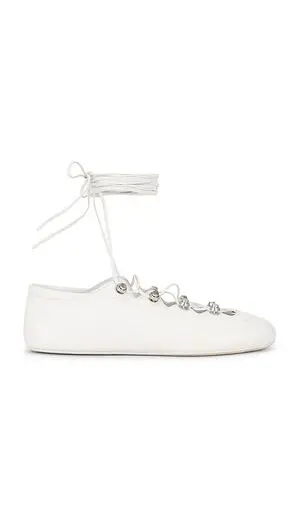Alexander Wang Vyolette Lace Up Flat