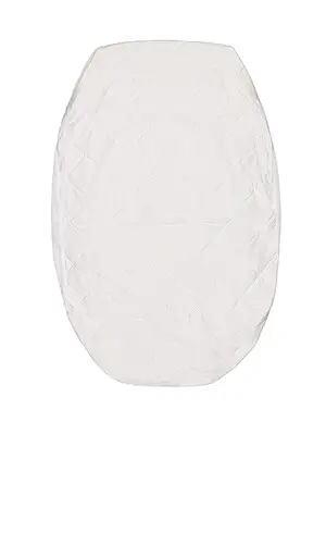 ETTITUDE Cleanbamboo Crib Mattress Protector In White - Cloud
