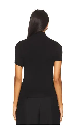 Lna Demi Fitted Mock Neck Top