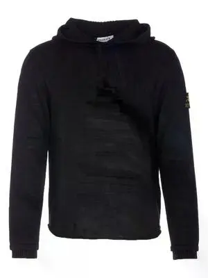 Premiata Logo-patch Hooded Sweater