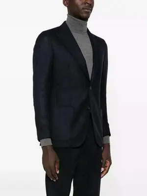 BAGNOLI SARTORIA NAPOLI Single-breasted Virgin Wool Blazer