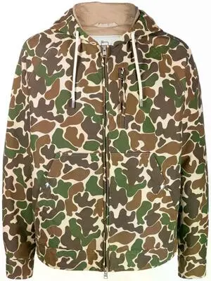 Woolrich Camouflage-print Drawstring Jacket