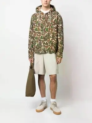 Woolrich Camouflage-print Drawstring Jacket