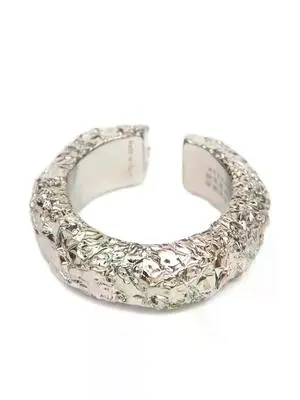 MAISON MARGIELA Sculpted Ear Cuff - Silver