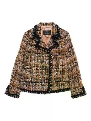 Etro Double-breasted Tweed Jacket