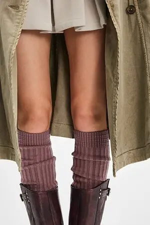 TOESOX Pirouette Thigh High Leg Warmers Rose