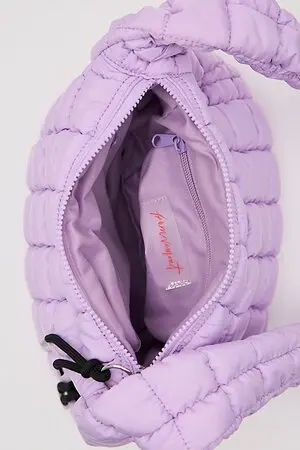 Free People Quilted Carryall Sling Bag - Lilac