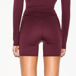Nike Skims Matte High-waisted 5" Biker Shorts - Red