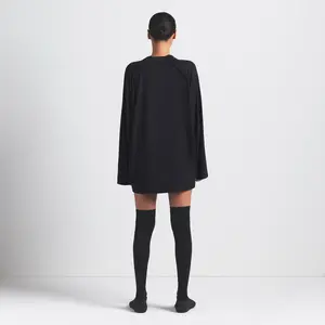 Nike Skims Airy Oversized V-neck Long-sleeve Top