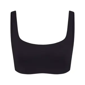 Nike Skims Matte Scoop-neck Bra - Black