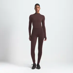 Nike Skims Vintage Seamless Mock-neck Crop Top