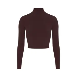 Nike Skims Vintage Seamless Mock-neck Crop Top
