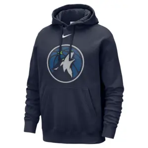 Nike Minnesota Timberwolves Club Nba Pullover Hoodie - Blue